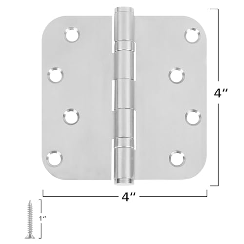 Snapklik.com : 2 Pack 4 Inch Door Hinges Stainless Steel Hinges 4 Heavy ...