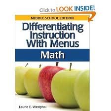 Differentiating Instruction With Menus Middle School byWestphal: Laurie ...