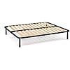 RETI GRITTI Letto A DOGHE Matrimoniale, nero, plastica, 160_x_190_cm ...