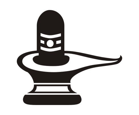 Buy Exotic India Lord Shiva-Shiv Ling Silhouette Black Vinyl Decal Car ...