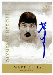 Mark Spitz autographed card (USA Olympic Gold Medal Swimming) 2002 US ...