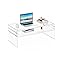 solaround Acrylic Coffee Table for Living Room, Transparent Clear ...