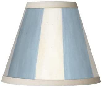 Light Eggshell Blue Giclee Set of Four Shades 3x6x5 (Clip-On ...