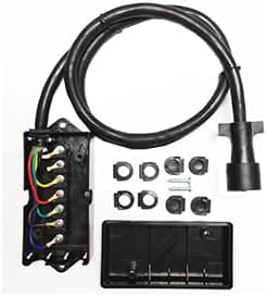 Amazon.com: Trailer 7 Way Trailer Cord, 7 Pin Trailer Plug with 7 Gang ...