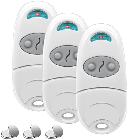 Télécommande pour Portail, 3 Packs télécommande Portail 433,92 MHz ...