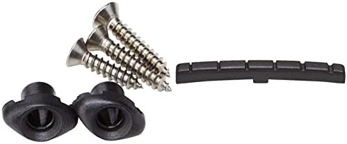 Graphtech PT-7004-00 Black Tusq Xl Nut Sleek String Trees & PT500000 ...