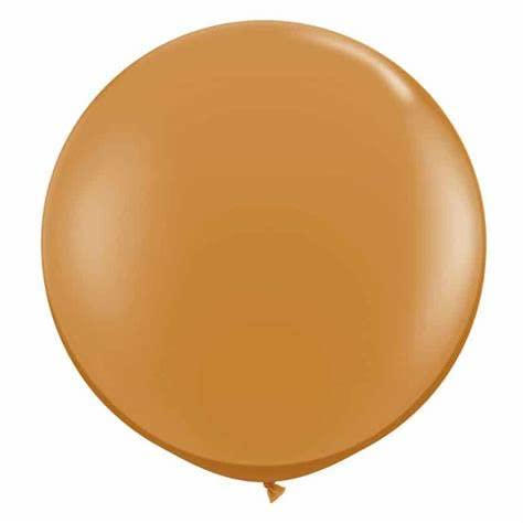 Mango Balloon (PACK OF 2) Pastel Brown Giant Balloons/Jumbo 24 inch ...