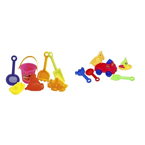 Buy Negi Nano Beach Set, Multi Color & Truck And Boat Beach Toy, Multi ...