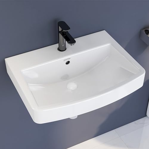 JAQUAR Continental Series Wall Mounted WASH Basin (White) with Faucet ...