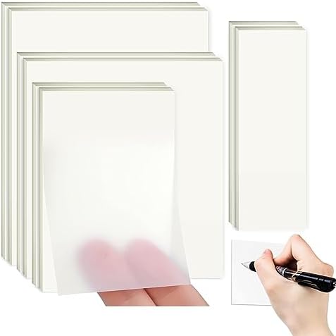 HASTHIP® 400 Sheet Transparent Sticky Notes, Self-Adhesive Clear Sticky ...