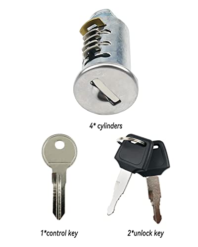 Snapklik.com : TIKSCIENCE 4 Pack Lock Cores Fit For Thule Car Racks ...