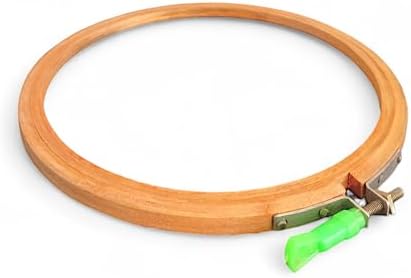 Embroidery Wooden Hoop Ring Frame Kit - 8 Inch Craft Frame (Pack of 1 ...