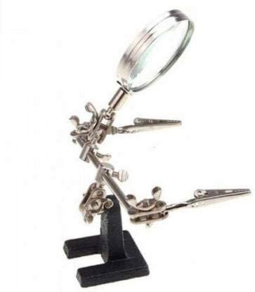 YADAV Magnifying Glass with Helping Hand Magnifier Glass 4X Zoom with ...