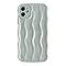 Amazon.com: Caseative for iPhone 11 Case,Water Ripple Pattern Curly Wave Frame Soft Phone Case ...