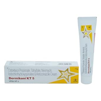 Dermikem KT 5 - Tube of 15g Cream with Ketoconazole and Neomycin ...
