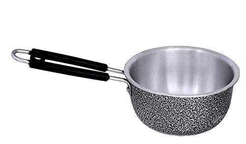 Buy Black Aluminium Tea Pan/Sauce pan (800ML) Pack of-1 Online at Low ...