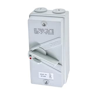 Enclosed Motor 32 Amp Disconnect Safety Isolation Switch 3 Pole IP65 3 Phase Disconnect Breaker ...