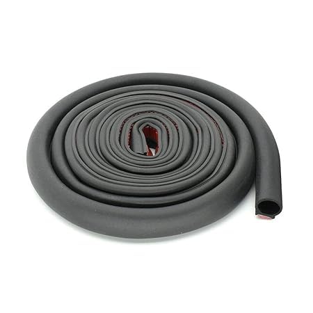 Careopeta 1m Heavy Duty Car Door Edge Protector Guard D Shape Edge Trim ...