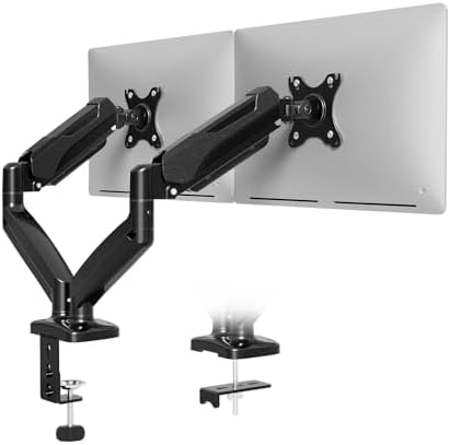 Amazon.com: VIVO Dual Vertically Stacked Monitor Desk Mount, Extra Tall ...