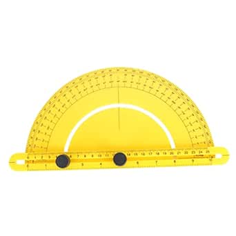 Amazon.co.jp: Operitacx 180 Universal Goniometer Multi Tool Stainless ...