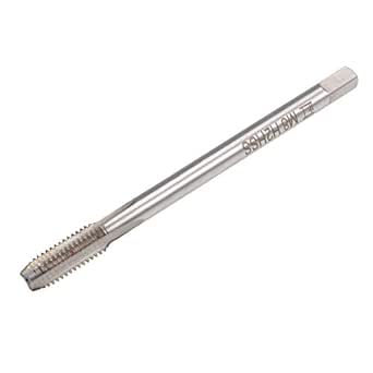 uxcell Metric Machine Tap M8 Thread 1.25 Pitch H2 Accuracy 3 Flutes ...