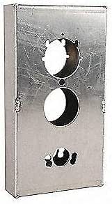 New Weldable Gate Box,Silver,2-3/8" W - K-BXSIM - Amazon.com