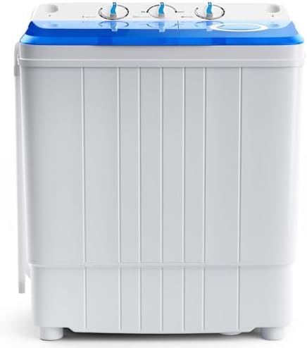 TANGZON Twin Tub Washing Machine, 10.5/8.5/4.5KG Portable Washer and ...