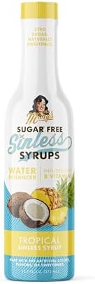 Amazon.com: Sugar Free Tropical Sinless Syrup - Stevia Based, No Sugar ...