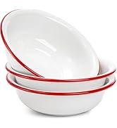 Amazon.com | Elsjoy 8 Pack 8 Inch Wooden Woven Salad Bowl, Reusable ...