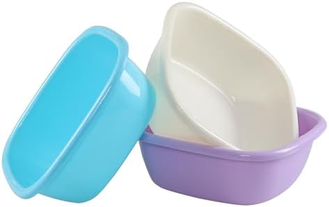 Innouse Square Washing up Bowl Set of 3, 8 L Small Plastic Wash Bowl ...
