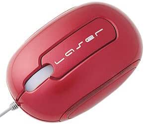 Sanwa Supply MA-LS1R Laser Sensor Mouse (Red): Mice: Amazon.com.au