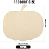 12 Large Wooden Pumpkin Cutouts, 10.5 x 9.5 Inch Unfinished Pumpkin ...