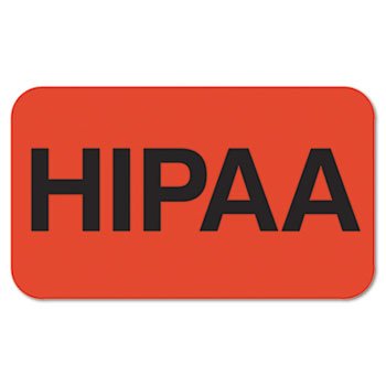 Amazon.com : Tabbies MAP7190 Medical HIPAA Labels, Fluorescent Red, 1-1 ...