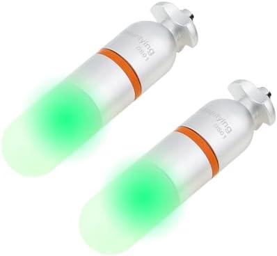 SecurityIng 2Pcs Scuba Dive Strobe Signal Light, Mini Tank Light Night ...