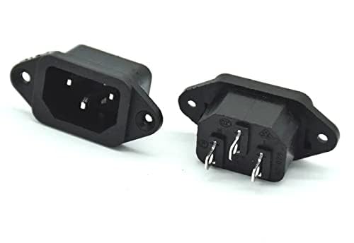 SP Electron (Pack of 5) 3 Pin 10A 250V AC Female Socket Male Electrical ...