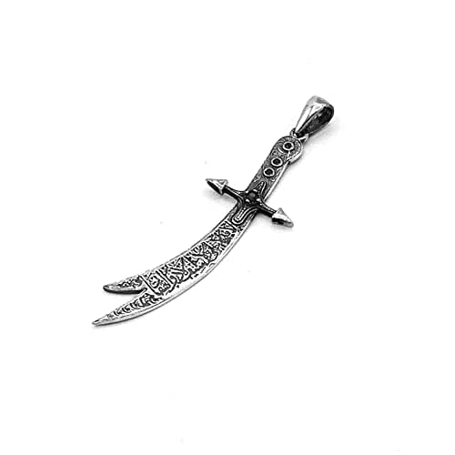 925 Sterling Silber Anhänger Schwert Kilic Zülfikar Hz Ali Aleviten ...