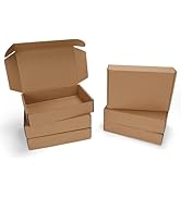 HORLIMER 50 Pack 4x4x2 Inch Small Cardboard Boxes for Posting (10.2x10 ...