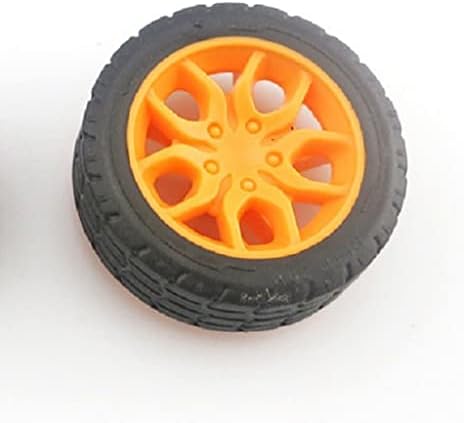 Amazon.com: 10pcs Toys Car Wheels 30mm Rubber Tire for DIY Model Toy ...