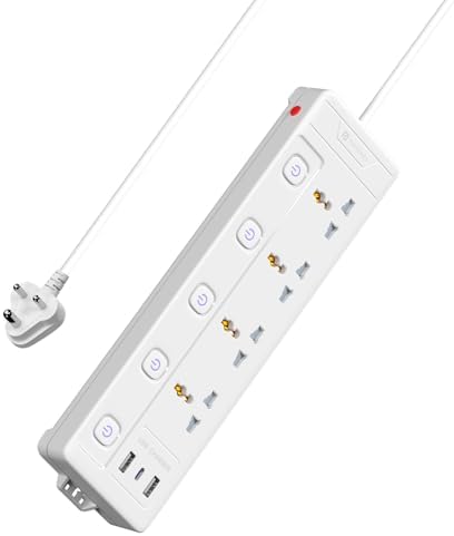 Portronics Power Plate 20 Extension Board with 5 Universal Power ...