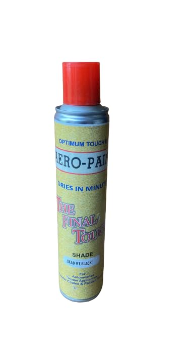 AERO-PAINT Black Spray Paint for Home & Office for Glossy Look : Amazon ...