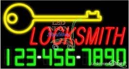 Amazon.com: Locksmith Neon Sign 20" Tall x 37" Wide x 3" Deep : Tools ...