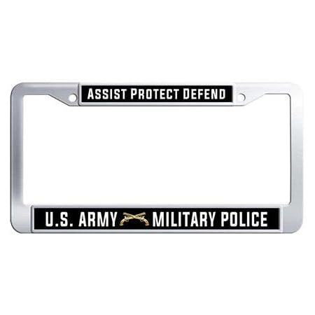 Amazon.com: US Army Military Police License Plate Frame Holder ...