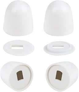 8Pcs Universal Toilet Bolts Caps, Round Toilet Bolt Covers, Toilet ...