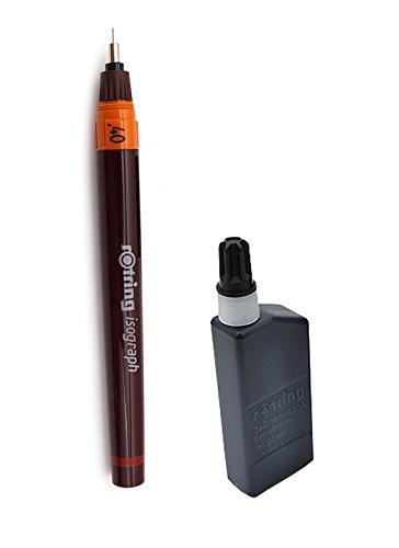 Rotring Isograph Technical Drawing Pen 0.4 mm (1903491) and Isograph ...