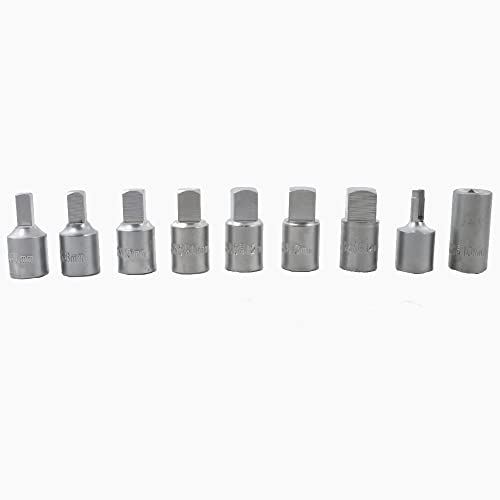 Toolzone 20pc Oil Drain Sump Plug Key Set Universal Hex Square Triangle ...