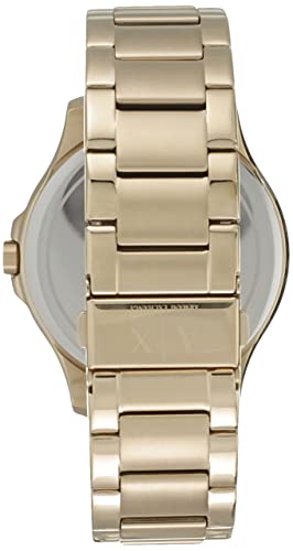 Buy A|X Armani Exchange Black Dial Gold PVD Mens Watch AX2122 Online at ...