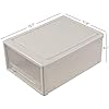 Amazon.com: Ysmiltion Large Stackable Storage Drawers, 18 Quart Plastic ...