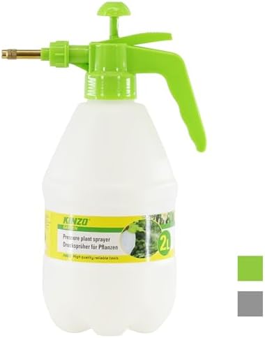 2L Garden Pressure Spray Bottle Hand Pump Portable Plant Water Sprayer ...