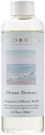 Amazon.com: COCORRÍNA Reed Diffuser Refill - Ocean Breeze 6.7 Oz Reed ...