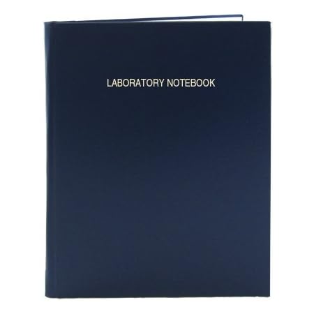 Amazon.com : BookFactory Extra Large Lab Notebook - 96 Pages (.25" Grid ...